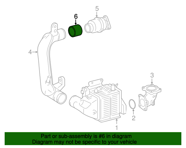 2016-2023 Lexus Connector Hose 17341-36030 | OEM Parts Online