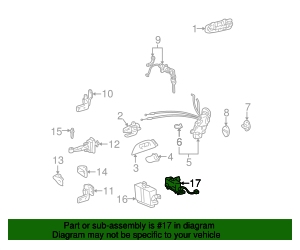 1998-2005 Lexus Lock Switch 84903-50040 | OEM Parts Online