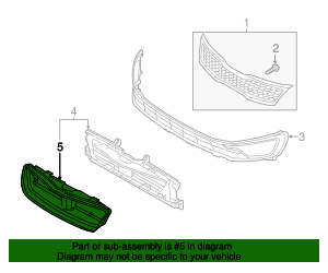 2011-2013 Kia Optima Radiator Support Air Deflector 86370-4U000 ...