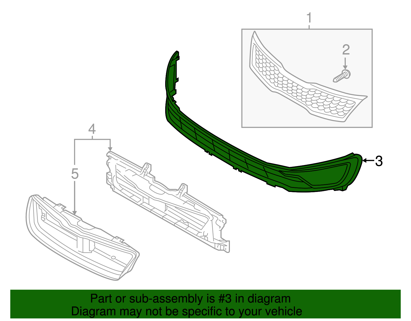 2011-2013 Kia Optima Grille 86561-4U000 | OEM Parts Online