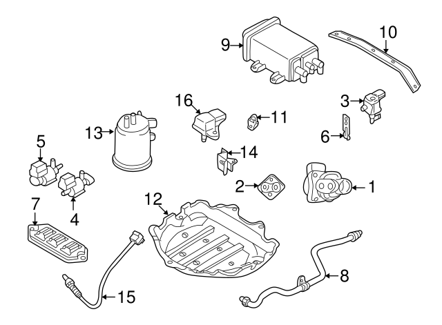 1996-2008 Mazda Solenoid Valve Z504-18-741A | TascaParts.com