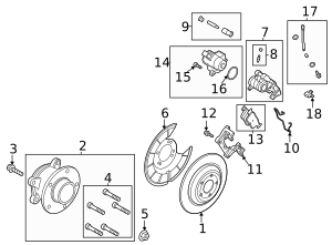 2021-2024 Ford Parking Brake Actuator NZ6Z-2B712-A | Village Ford