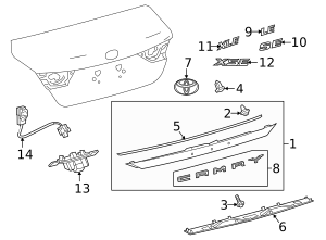 2018-2021 Toyota Camry Lower Trim 76813-06040 | OEM Parts Online