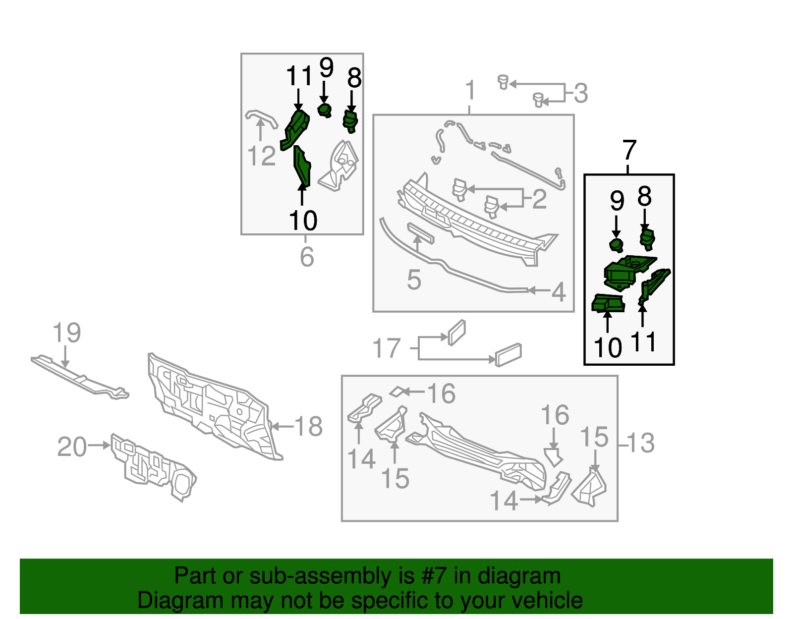 74494-TZ3-A00 - 2018-2024 Honda Odyssey - Spring Fuel Lid Open ...