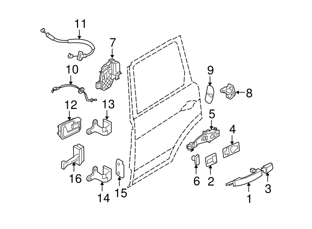 2010-2019 Land Rover Lock Actuator LR091345 | OEM Parts Online