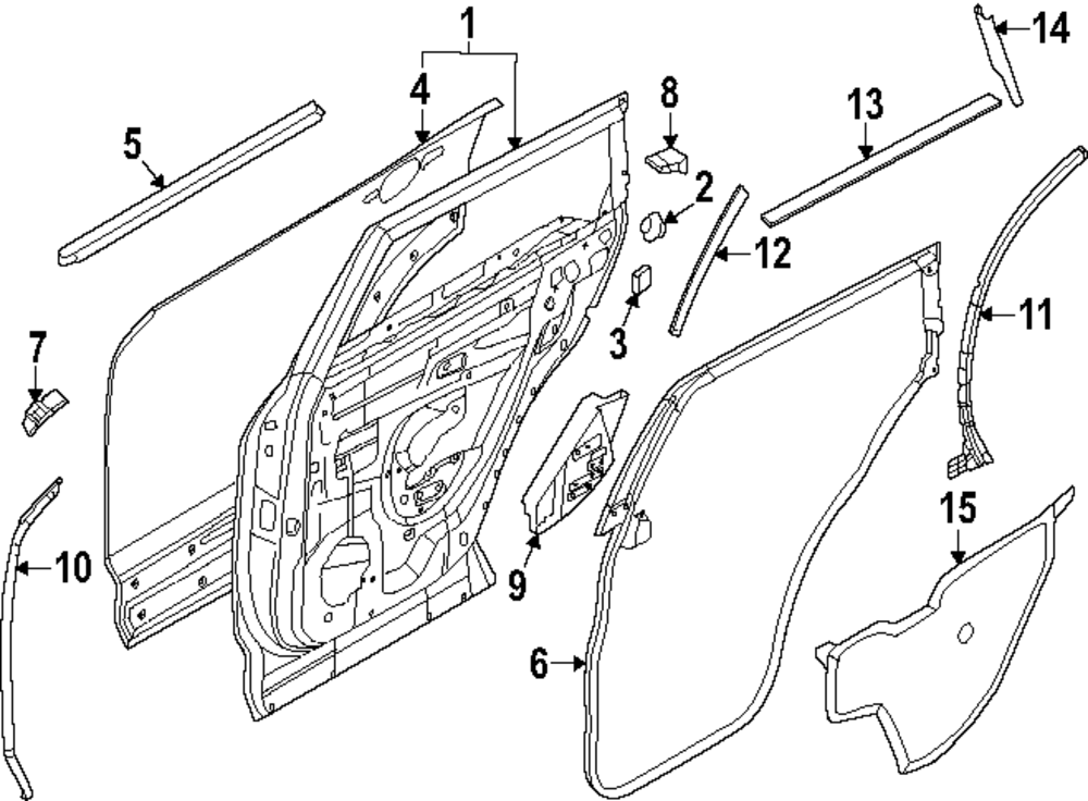 2022-2024 Nissan Pathfinder Corner Cover 822D5-6TA1A | My Nissan Part