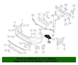 86661-3T500 - Trim Cover 2016-2017 Kia K900 | Kia.Parts Store