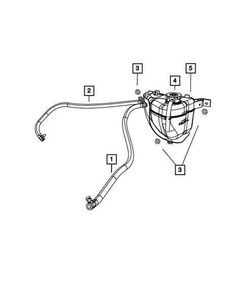 Engine Coolant Reservoir (Bottle) for 2011 Jeep Wrangler | My Mopar Parts