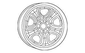 2007-2023 Mopar Wheel, Steel 4895425AE | TascaParts.com