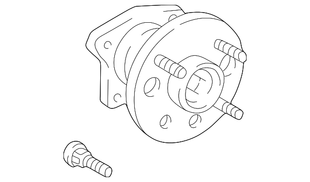 42410-12090 - Hub & Bearing - 1993-2002 Toyota Corolla | Sparks Parts