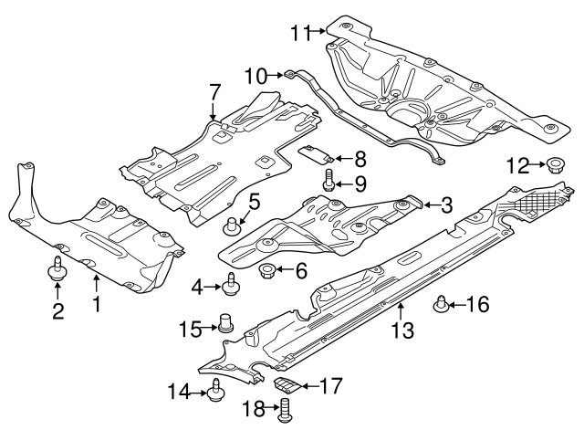 Porsche OEM Fender Splash Shield Part# 958-504-961-04 | OEM Vehicle Parts