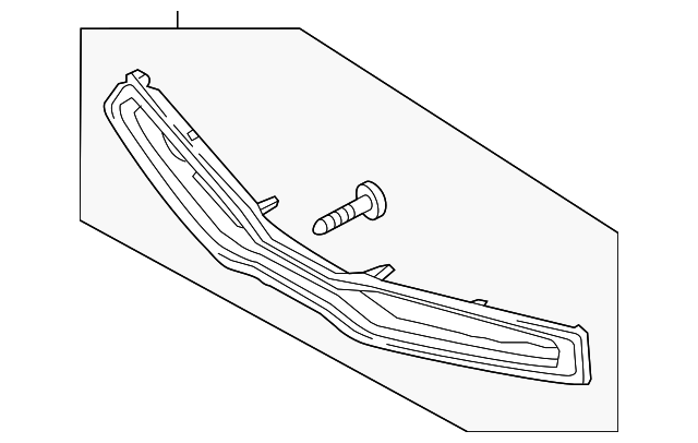 2014-2016 Kia Upper Grille 86350-A7250 | TascaParts.com