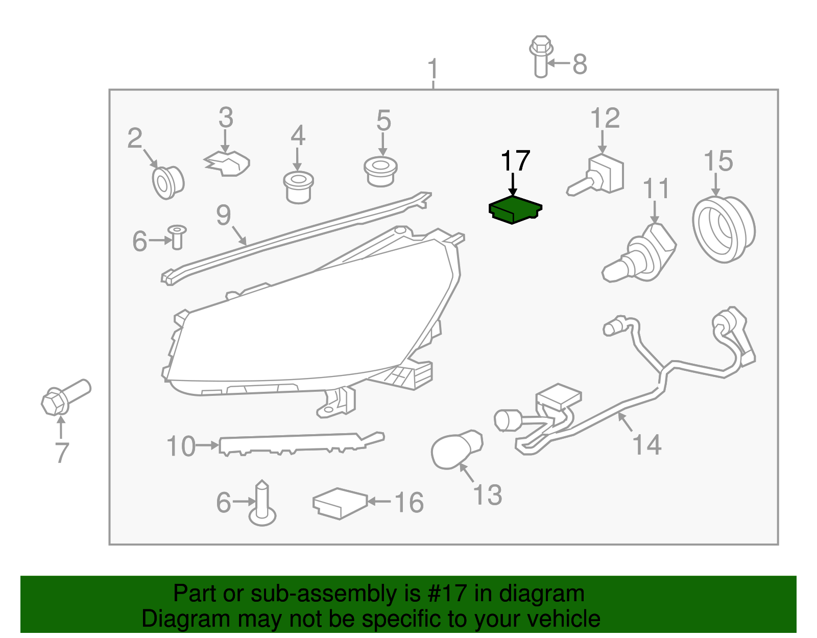2013-2019 GM Headlamp Ballast 22840414 GM | GMPartsDirect.com