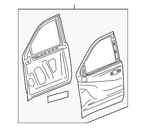 2020-2024 GM Door Shell 86813356 GM | GMPartsDirect.com