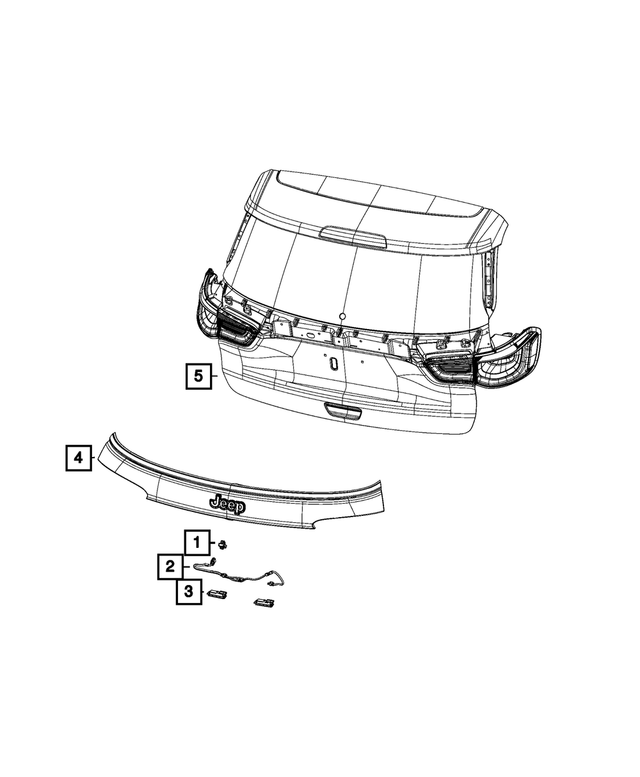 2022-2024 Jeep Compass Rear View Camera 68452956AD | Mopar eStore
