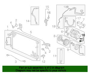 2005-2015 Honda Pressure Relief Valve 38801-PDF-E02 | Honda Factory Parts