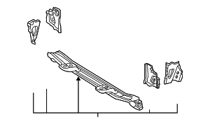 57104-42050 - Lower Tie Bar - 2001-2005 Toyota RAV4 | Lithia Toyota Parts
