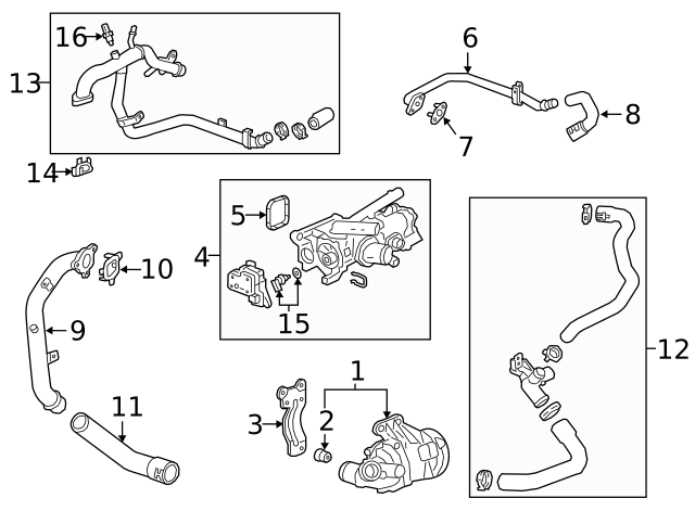 2020-2021 Chevrolet Blazer Engine Coolant Flow Control Valve 55516369 ...