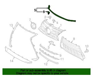 2017-2020 Lexus Protector 53119-53070 | OEM Parts Online