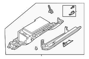 4M8-857-035-K-2NH - Glove Box Assembly 2019-2023 Audi | Audi OEM Parts