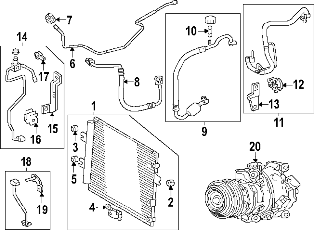 2024 Toyota Tacoma A/C Pipe 88710-AK020 | Toyota Parts Center