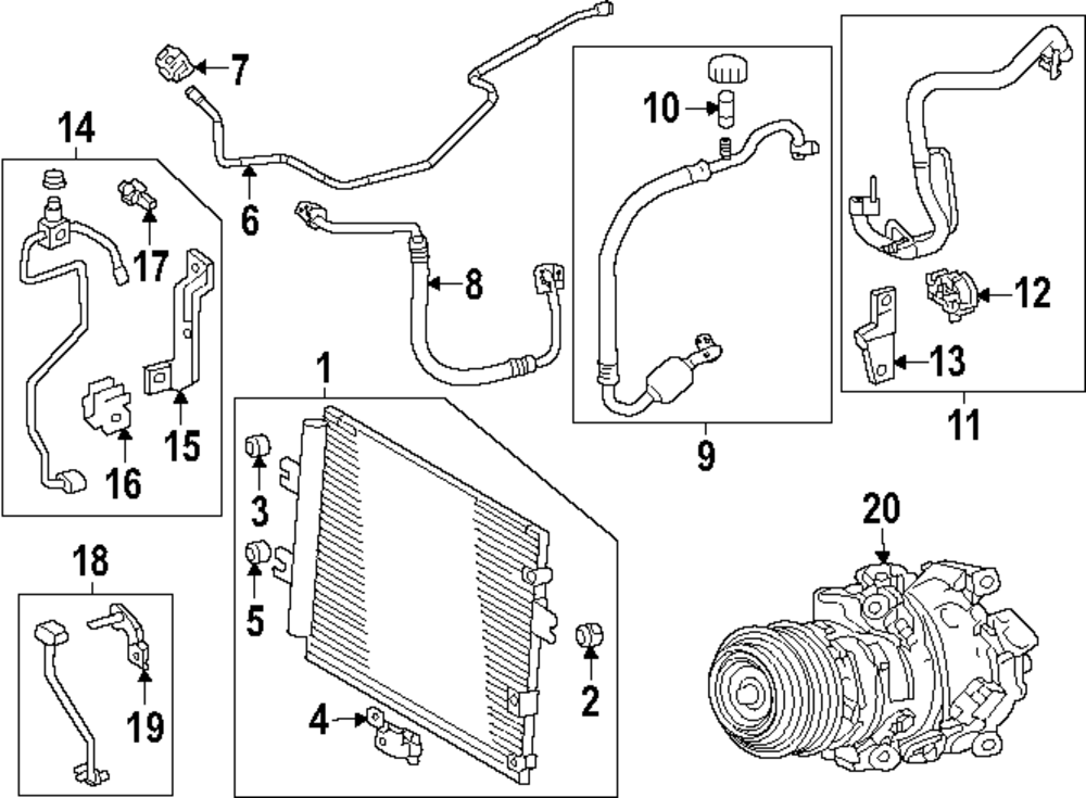 2024 Toyota Tacoma Condenser Assembly Bracket 88688-AK010 | Toyota ...
