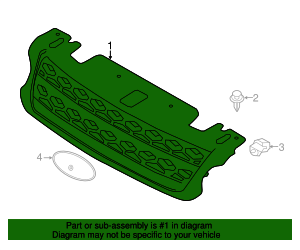 2018-2022 Land Rover Range Rover Sport Front Grille Surround - Carbon ...