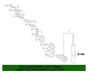 1999-2009 Porsche 911 Strut Washer 996-343-521-01 | Sunset Porsche Parts
