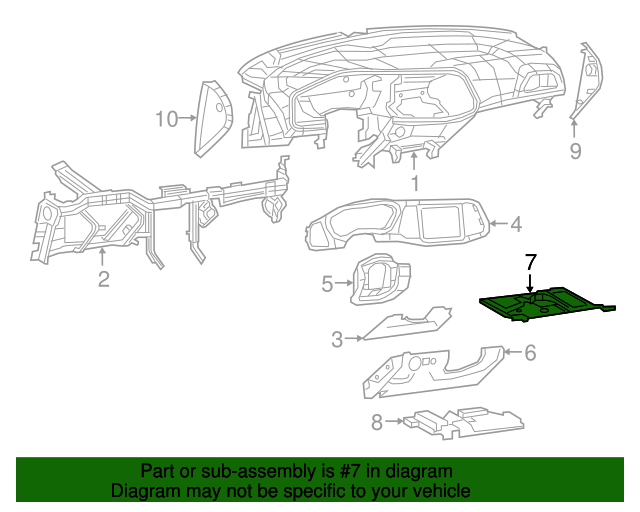 1XT91TX7AA - Tether Anchor Bezel | Mopar Parts Canada