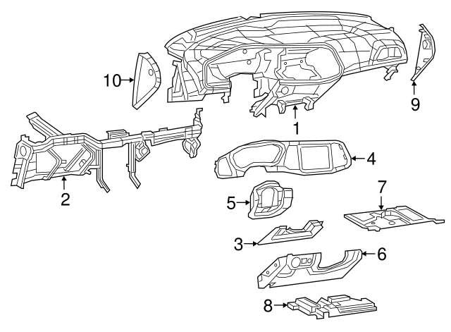 2015-2023 Dodge Challenger Plate 68184242AB | Mopar Parts Canada