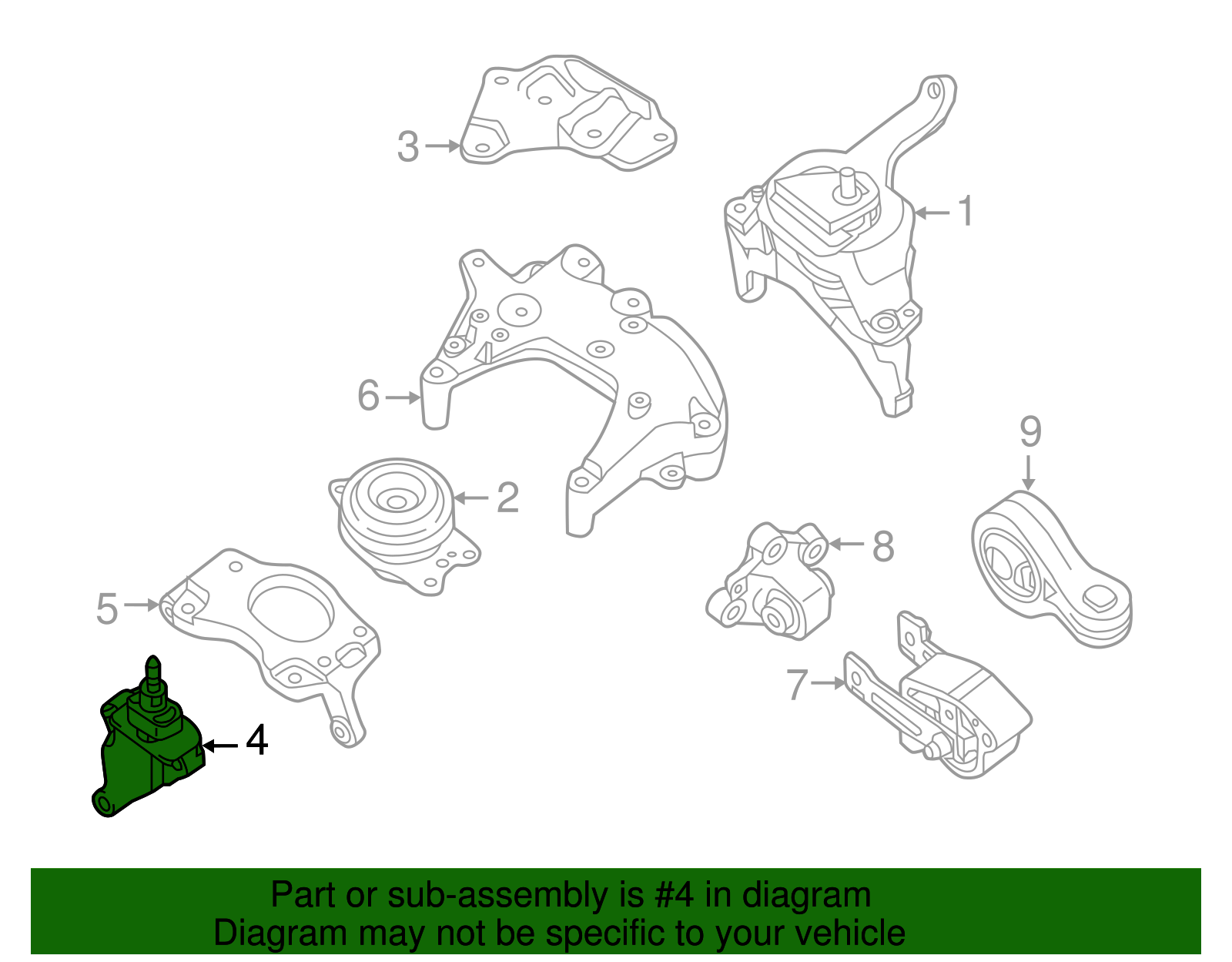 11253-3TA0A - 2013-2018 Nissan Altima - Side Mount Bracket | Anicra ...