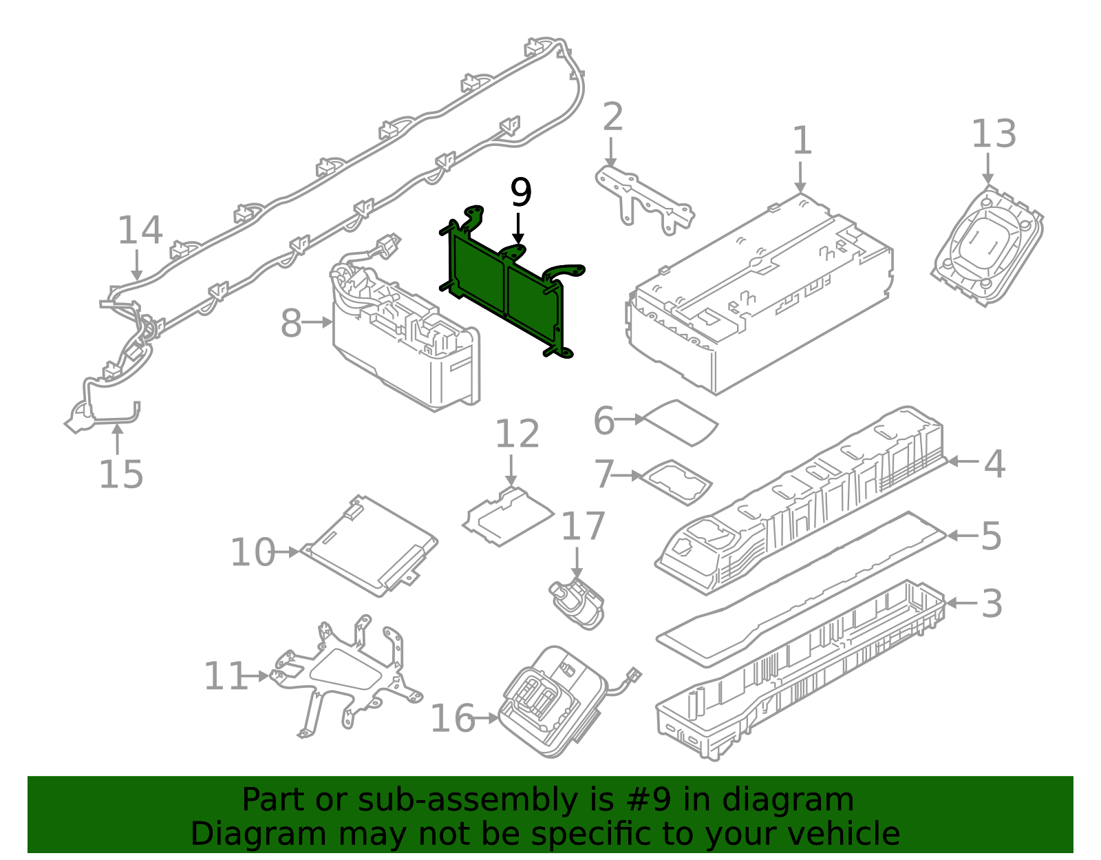 61277647058 - 2014-2020 BMW i8 Utility Box Mount (61-27-7-647-058 ...