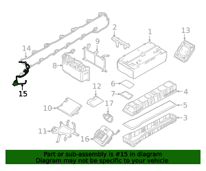 Genuine BMW 61-27-8-627-154 | Cable | FREE Shipping on Most Orders $499 ...