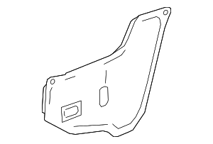 72361-TVA-A01 - Water Deflector 2018-2022 Honda Accord | Honda Parts Online