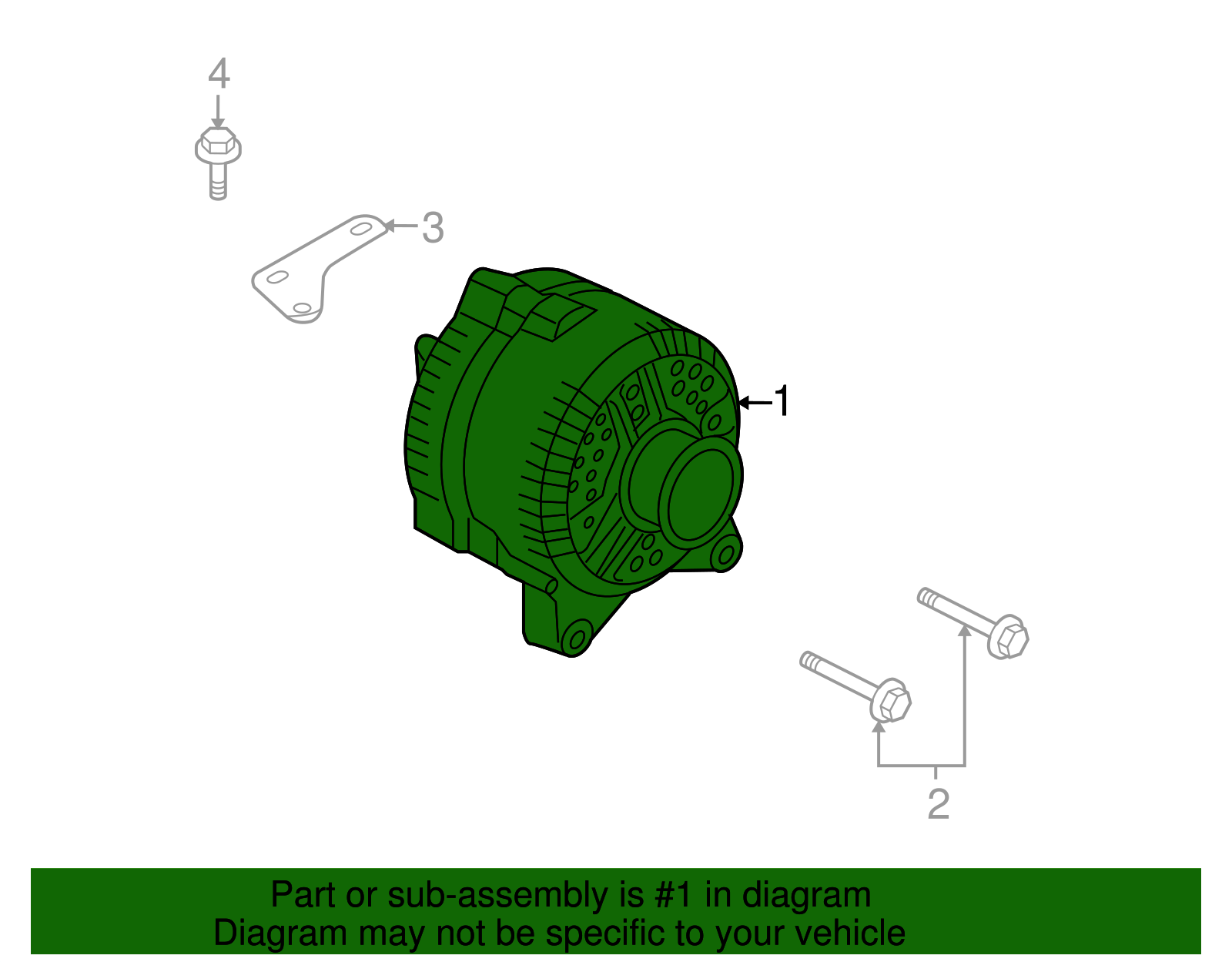 2009-2019 Ford Alternator GC2Z-10346-C | OEM Parts Online