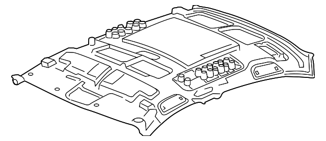 83200-TBA-L52ZA - Lining Assembly, Roof *NH882L* (Sunroof) (Platinum ...
