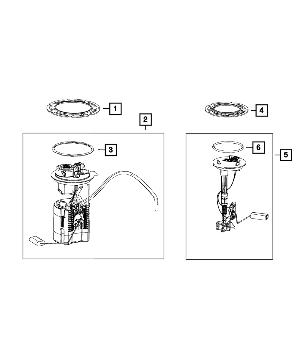 2013-2018 Mopar Fuel Pump/Level Unit Module Kit 68187986AC | My Mopar Parts