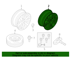 2019-2020 Volvo S90 Wheel, Alloy 31434954 | TascaParts.com