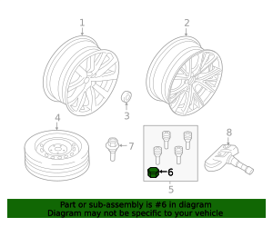 2017-2021 Volvo Wheel Lock Kit Cap 31660916 | TascaParts.com