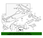 2017-2023 Ford Catalytic Converter Bolt W713929-S439 | Varsity Ford