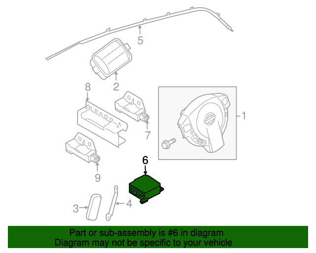 2011-2012 Nissan Rogue Center Diagnostic Unit Module (Console) K8820 ...