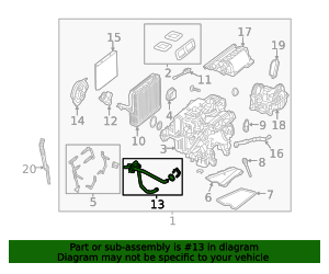 222-830-71-15 - HVAC Heater Hose Outlet Tube 2014-2021 Mercedes-Benz ...