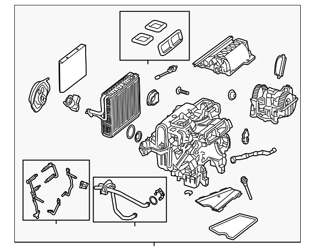 222-830-99-04 - AC & Heater Assembly 2020 Mercedes-Benz | Mercedes-Benz ...