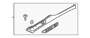 2017-2020 Chevrolet Bolt EV Upper Molding - Passenger Side (RH ...