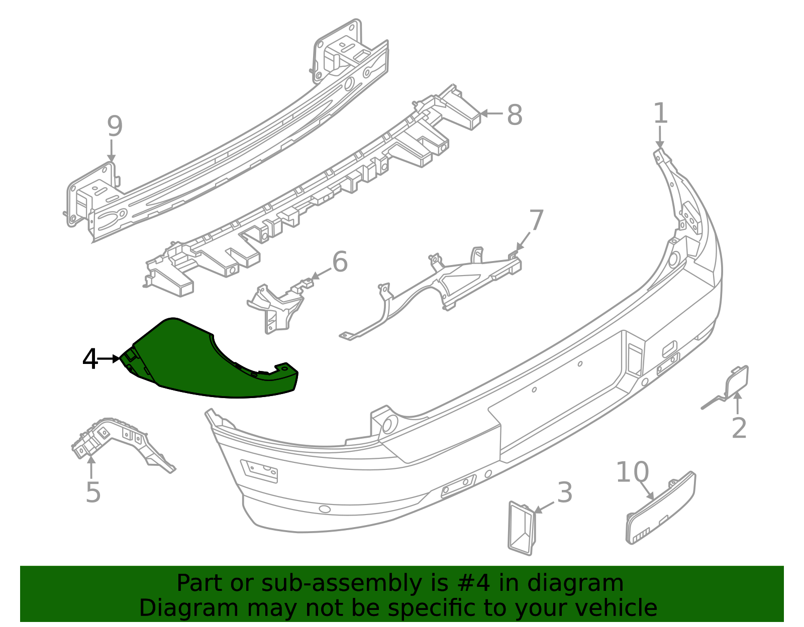 2021-2024 Ford Bronco Sport Side Extension M1PZ-17810-AAPTM | OEM Parts ...