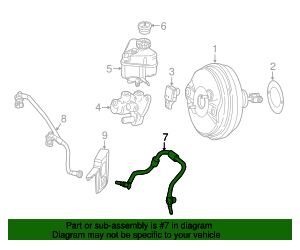 222-430-05-29-65 - Vacuum Line Mercedes-Benz USA Parts