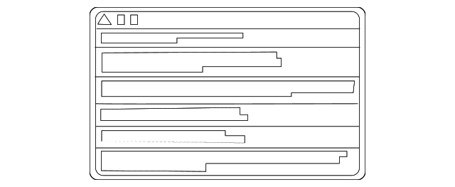 11293-37070 - Caution Label 2020-2022 Toyota Corolla | Longo Toyota Parts
