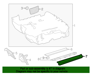 231-680-03-35-9051 - Scuff Plate 2013-2020 Mercedes-Benz | Mercedes ...
