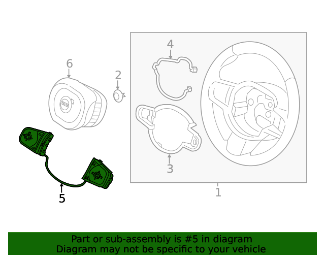 32266343 - Cruise Control Switch 2016-2022 Volvo | AutoNationParts.com