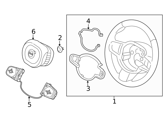 2016-2023 Volvo Steering Wheel 32288779 | AutoNationParts.com